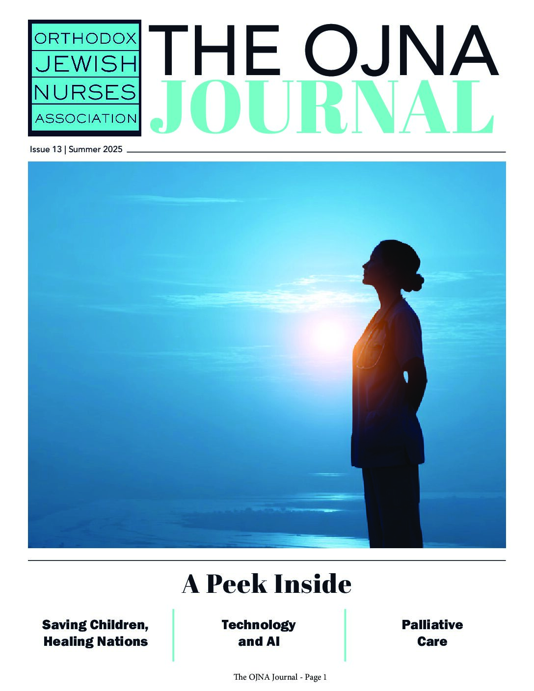 The OJNA Journal – Orthodox Jewish Nurses Association